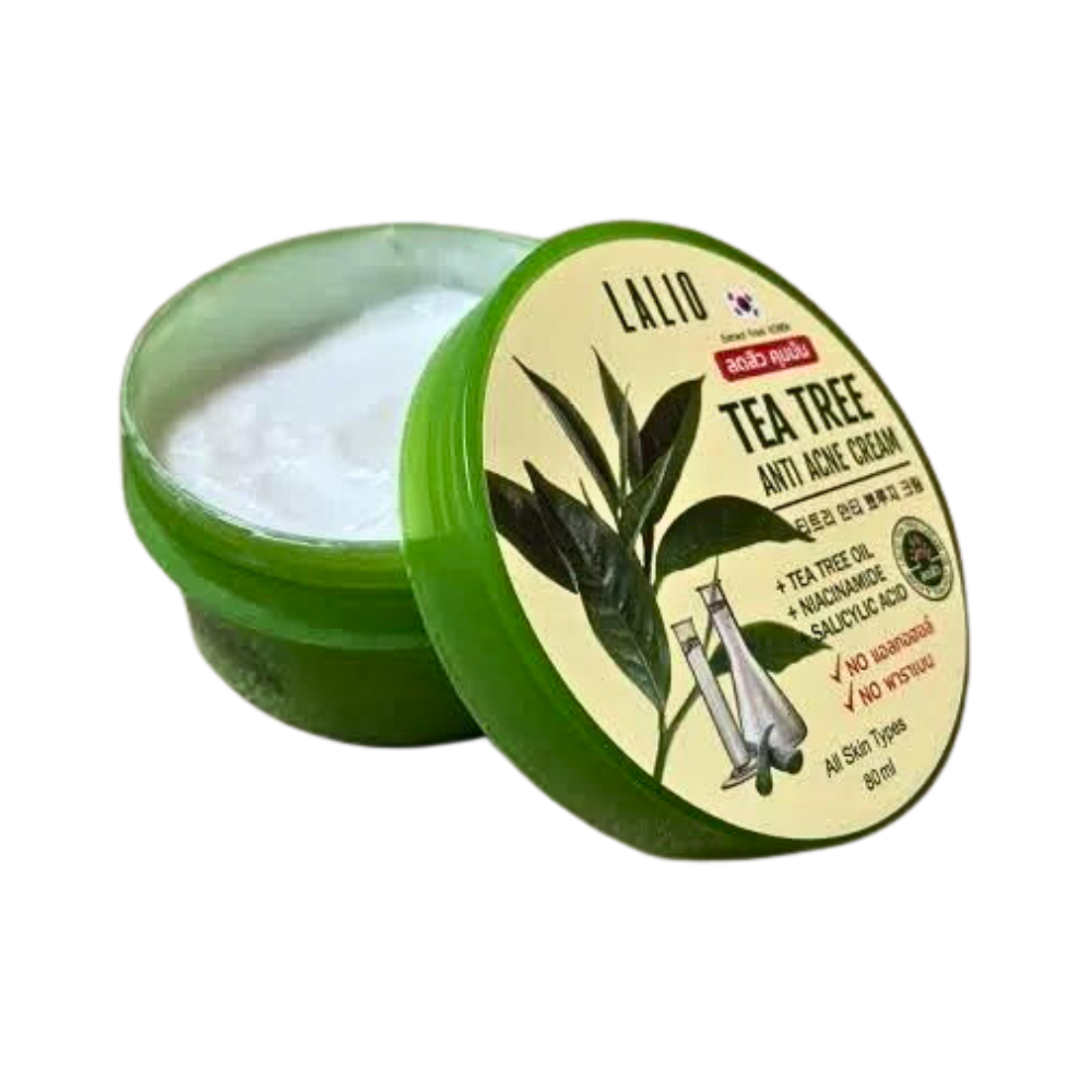Tea Tree Anti Acne Cream Lalio Moisture Face Aloe Vera Skin Care 80ml ...