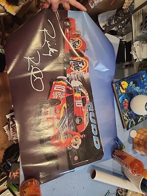 Vintage Ricky Rudd, Nascar Winston Cup, Tide #10, Ford, Poster 1990's ...