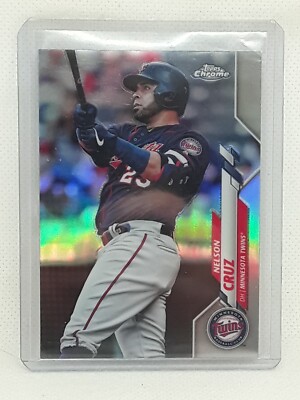 Nelson Cruz 2020 Topps Chrome Baseball - #69 Refractor - Minnesota ...
