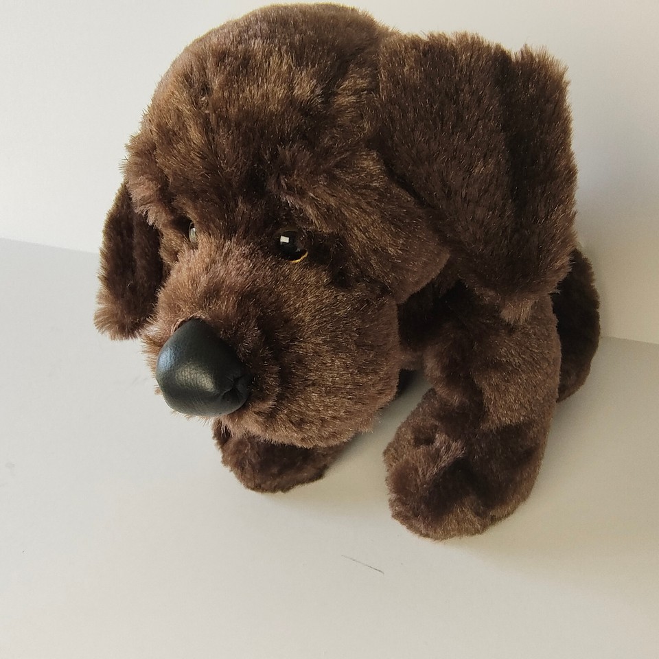 Ganz Webkinz Chocolate Lab Dog Plush 8" Stuffed Animal Brown Puppy No ...