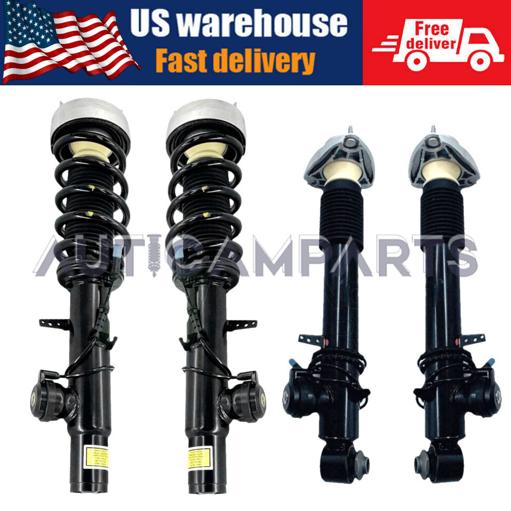 Front Rear Shock Absorber Struts W/EDC For BMW X5 X6 X5M X6M F15 F16 ...