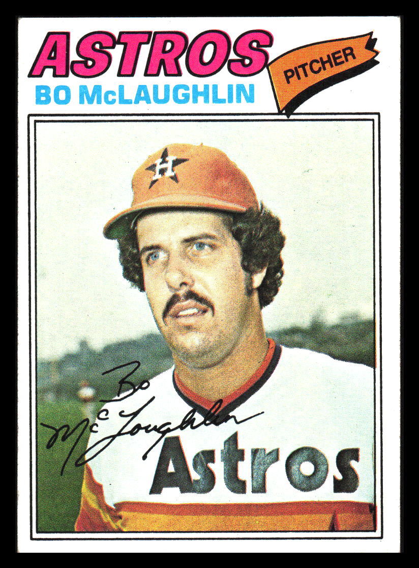 1977 Topps Bo McLaughlin #184 Houston Astros Low Grade Card | eBay