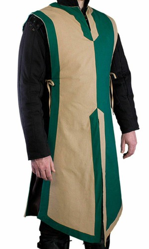 Larp Jerkin Sleeveless Basic Medieval Tabard Renaissance Viking Tunic Shirt | eBay
