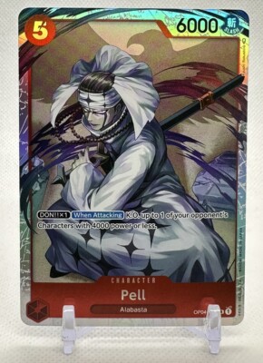 Pell 2023 One Piece #OP04-013 Kingdoms of Intrigue Super Rare | eBay