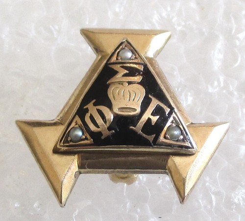 Vintage Phi Sigma Epsilon ΦΣΕ Fraternity Pin Badge Gold-Filled | eBay