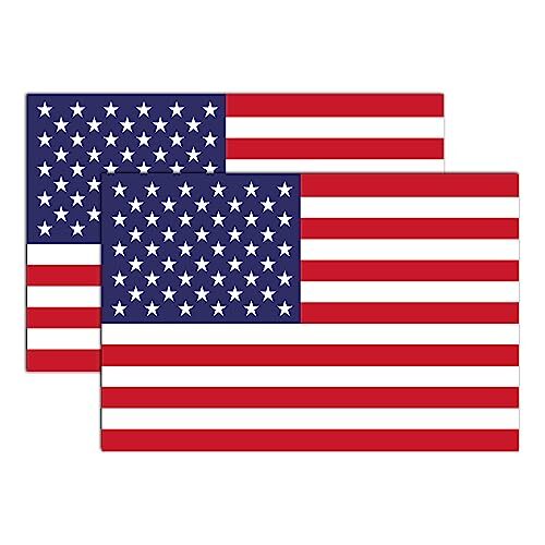 2Pack 6x4" American Flag Magnet Decal Patriotic USA Flag Mangnet for ...