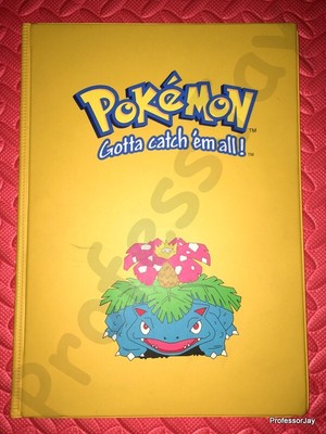 Pokemon Cards VENUSAUR ( YELLOW ) A4 49 Page Old School Folder Album ...