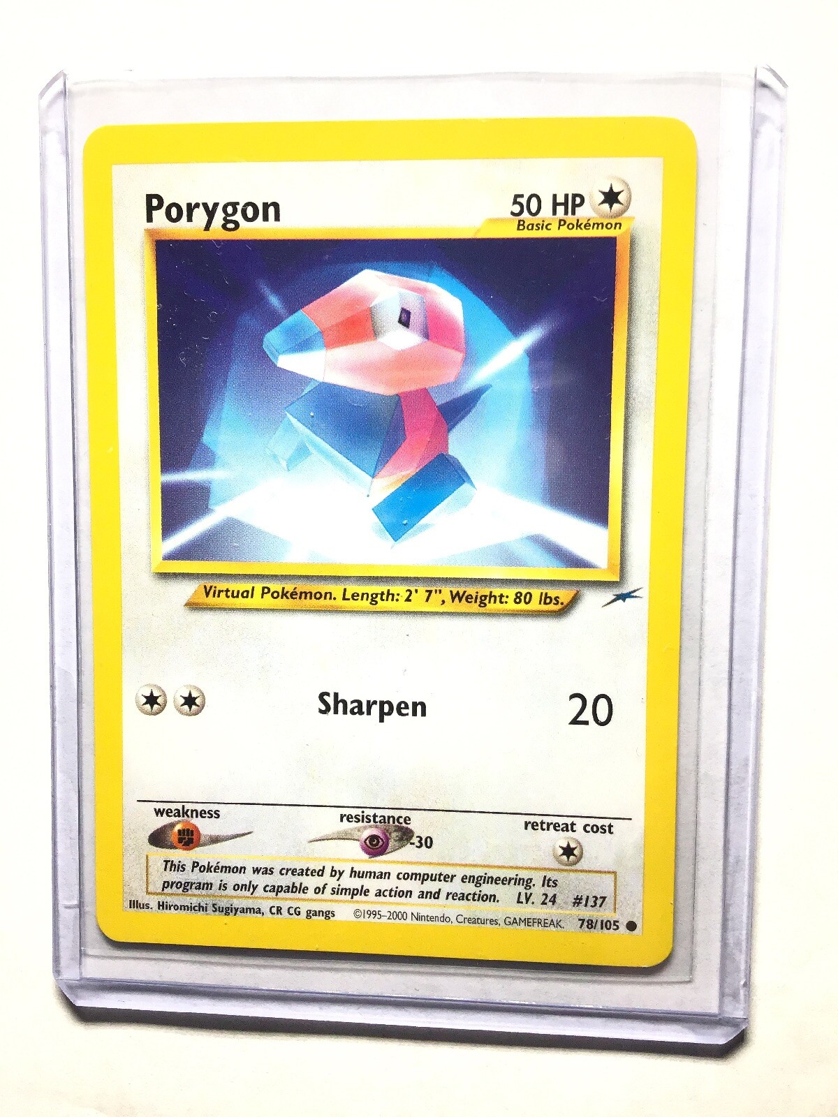 PORYGON - 78/105 - Neo Destiny - Common - Pokemon Card - NM | eBay