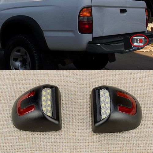 Red Tube LED License Plate Lights Fit for Chevy Silverado 2500 Cadillac ...