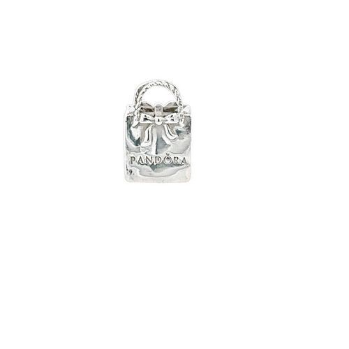 Authentic Pandora silver 925 #791184 Shopping Bag fashion slide bead ...