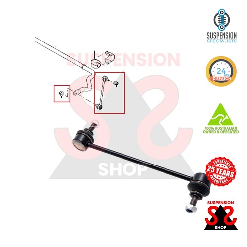 Rear Axle Link Pin/Drop Link, Stabiliser Bar Suit NISSAN Navara 2.4 i ...
