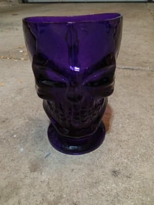 Plastic skull shaped pitcher purple.. | eBay