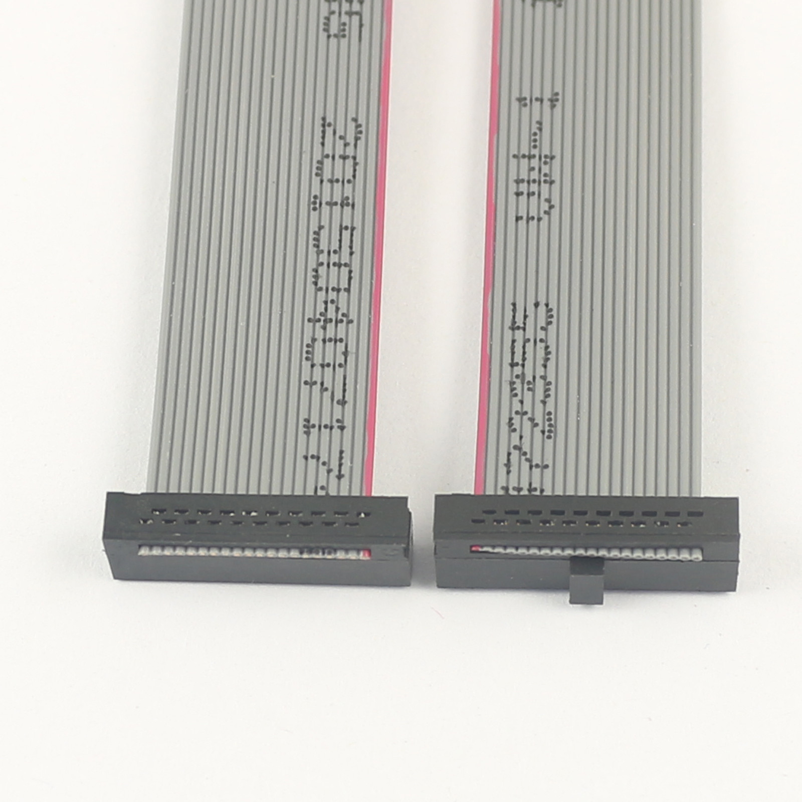 2Pcs 1.27mm Pitch 2x10 Pin 20 Pin 20 Wire IDC Flat Ribbon Cable Length ...