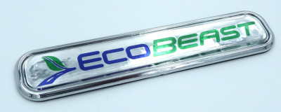 EcoBeast Chrome Emblem 3D Decal car 5.3" ecoboost | eBay