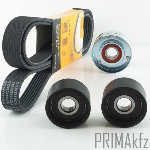 CONTI 7PK2035 Keilrippenriemen + Rollen Satz für Mercedes E C CLK ...