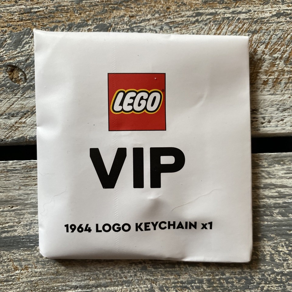 Lego 1964 Logo Gold Metal Keychain VIP keychain key ring 5007091, NEW ...