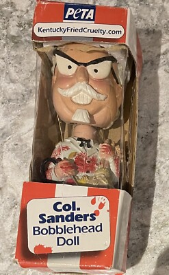 Colonel Sanders PETA Bobblehead Kentucky Fried Cruelty RARE | eBay