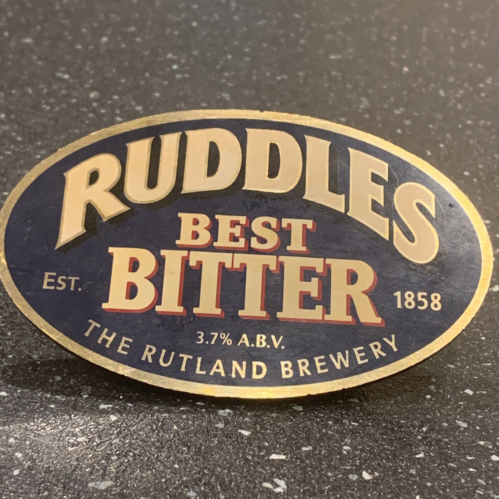 VINTAGE Rutland Brewery Best Bitter sign, BEER PUMP CLIP, BADGE ,FONT ...