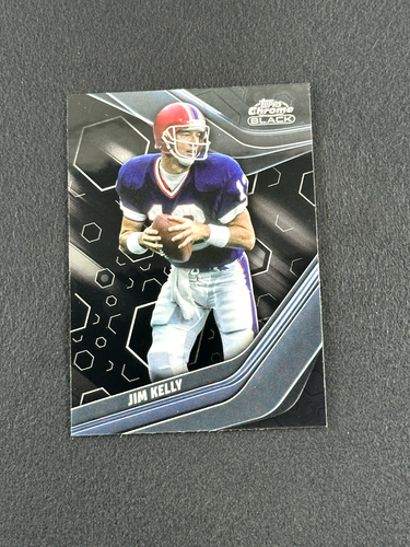 2024 Topps Composite JIM KELLY Chrome Black #105 Buffalo Bills | eBay