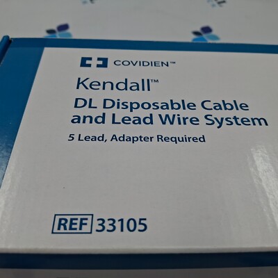 Covidien Kendall DL Disposable Cable and Lead Wire System Box of 10 Ref ...
