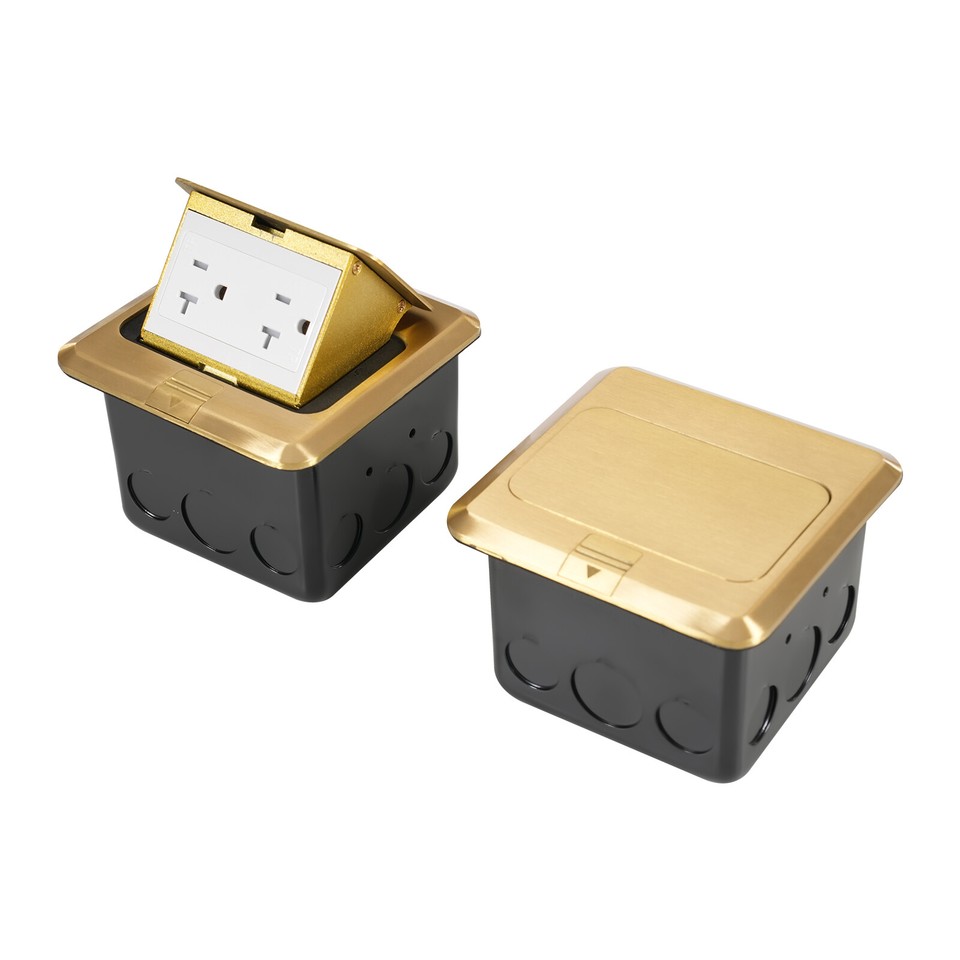 Pop-Up Floor Sockets, Pop Up Floor Outlet Sockets, 2PCS Hidden Sockets ...