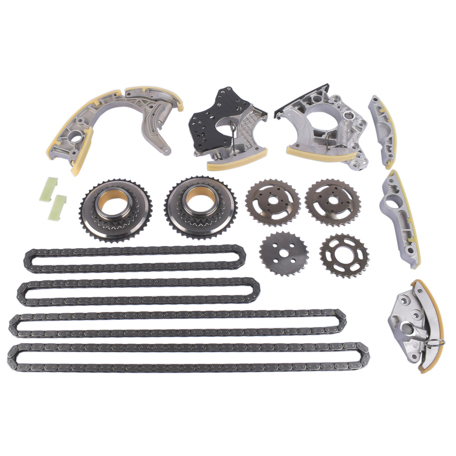 Steuerkettensatz mit Spanner Für Audi A6 A8 S8 Q7 VW Touareg 4.2 FSI ...