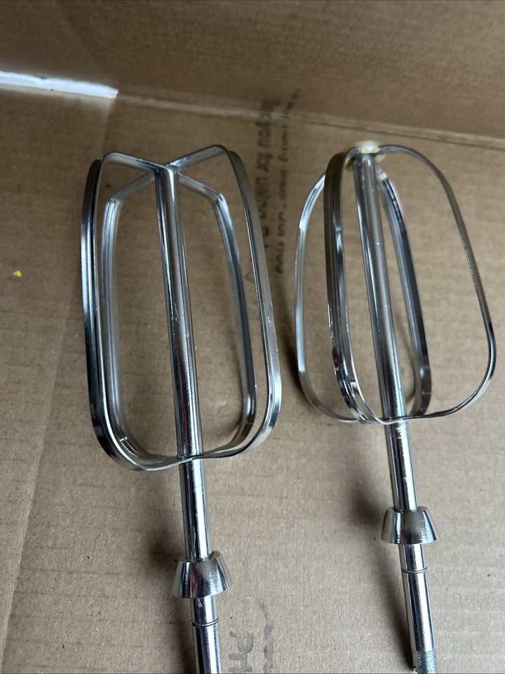 Vintage Sunbeam Mixmaster Mixer Replacement Beaters Single Slot 6 7/8 ...