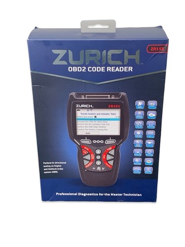 Zurich ZR15S OBD2 Code Reader – New – 3.5" Display Professional ...