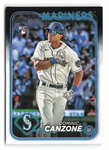 2024 Topps #195 Dominic Canzone Rookie Seattle Mariners RC | eBay