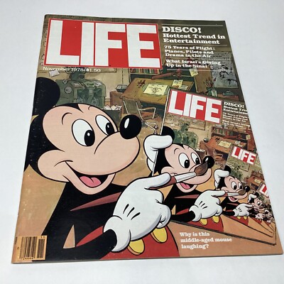 LIFE Magazine November 1978 - Disney, Mickey- Disco-Planes-Israel ...