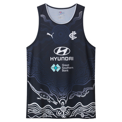 AFL 2025 Training Singlet - Carlton Blues - Adult - Mens | eBay Australia