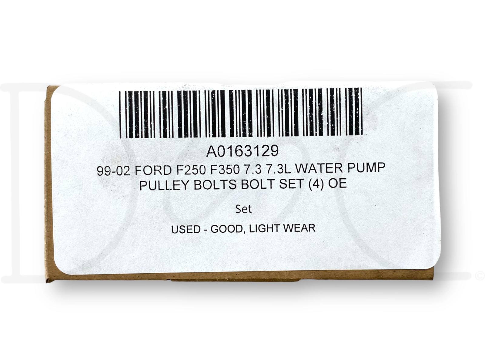 99-02 Ford F250 F350 7.3 7.3L Water Pump Pulley Bolts Bolt Set (4) OE ...