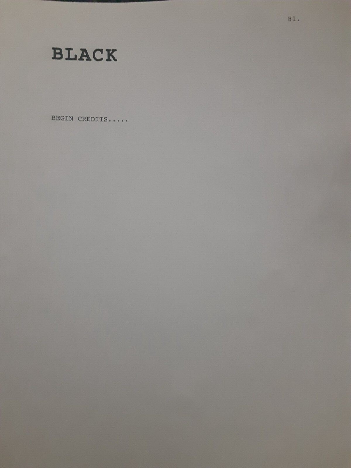 A QUIET PLACE (2018) Production Screenplay | eBay