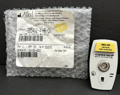 Allied Healthcare Medical Air Chemetron Quick-Connect Coupler Outlet ...