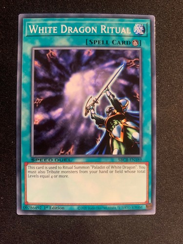White Dragon Ritual - SBCB-EN189 - Common - 1st Edition - Speed Duel N ...