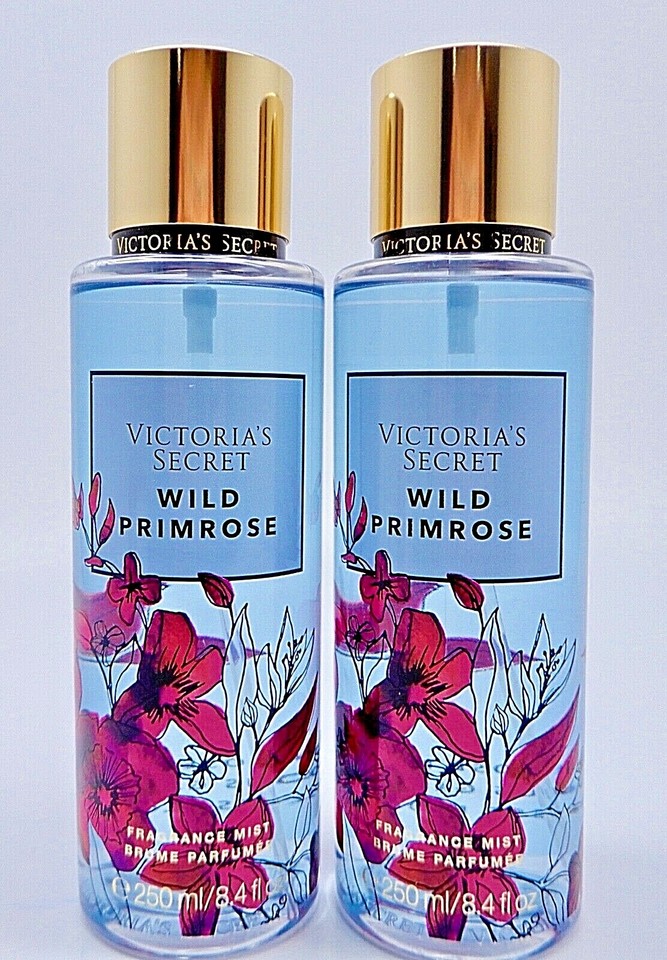 2 VICTORIA'S SECRET WILD PRIMROSE FRAGRANCE MIST BRUME PARFUMEE 8.4oz ...
