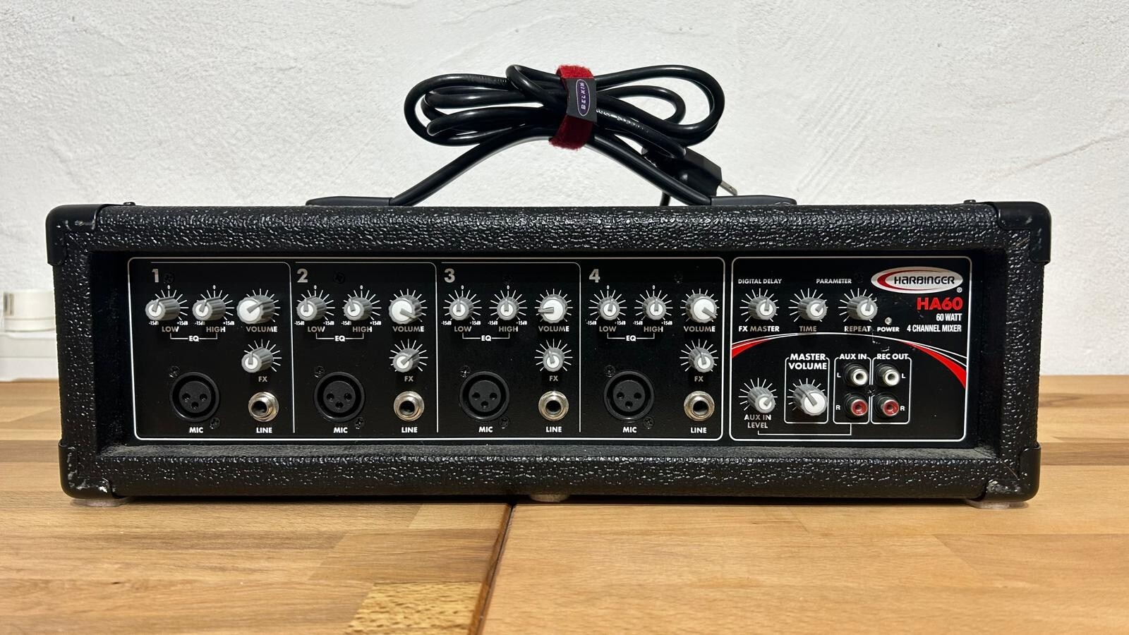 Harbinger HA60 Power Amplifier 60 Watt 4 Channel Mixer | eBay