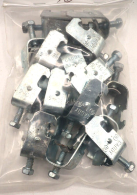 Caddy SCH-6 3/8" EMT Strut Conduit Clamp with Back Plate, New Package ...