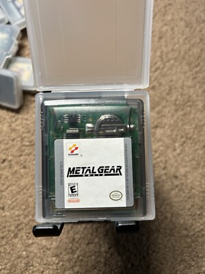 Metal Gear Solid Game Boy Color Authentic Saves Nintendo GBC with OEM ...