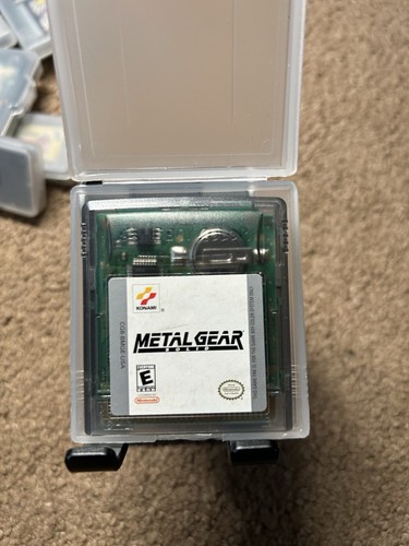 Metal Gear Solid Game Boy Color Authentic Saves Nintendo GBC with OEM ...