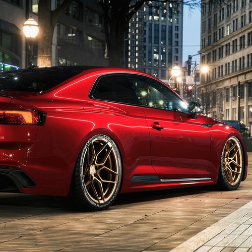 19" ROHANA RFX11 BRONZE FORGED CONCAVE WHEELS RIMS FITS AUDI B8 A4 S4 ...