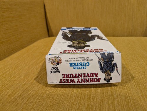 Vintage Marx Johnny West Adventure JWA General Custer w/ Accessories & Box Blue | eBay