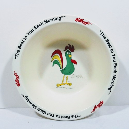1995 Kellogg's Cornelius "Corny" Rooster Cereal Bowl | eBay UK