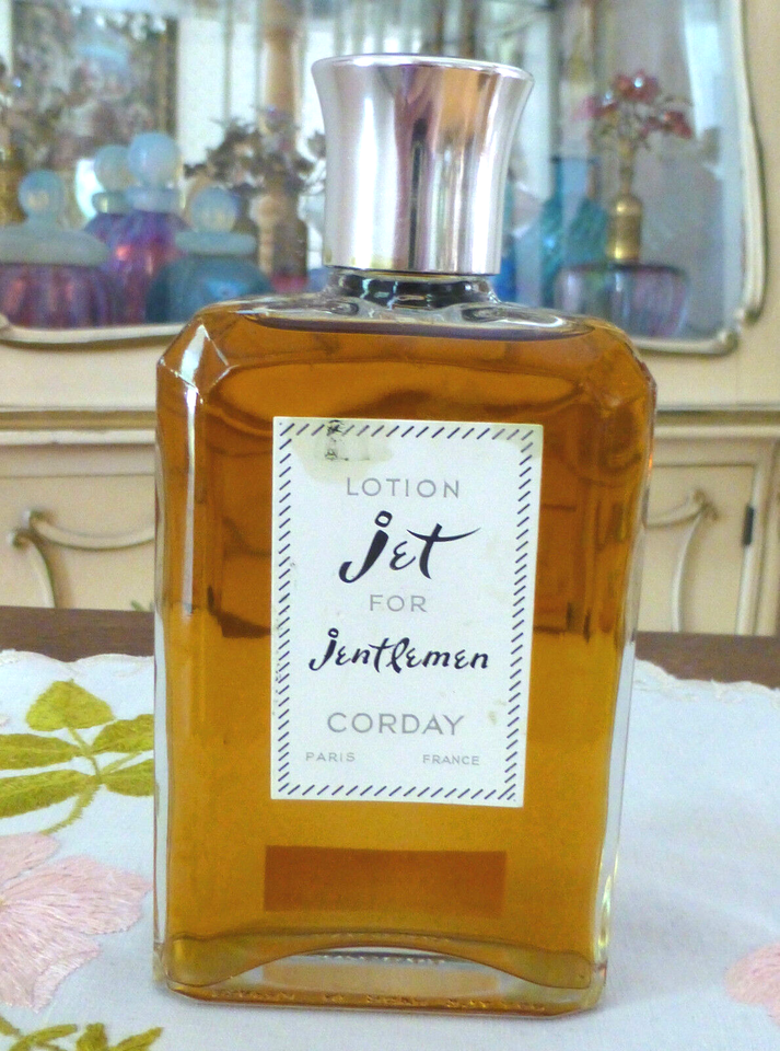 VTG 1950s Corday JET FOR JENTLEMEN After Shave Lotion 4 Oz 120ml Splash ...