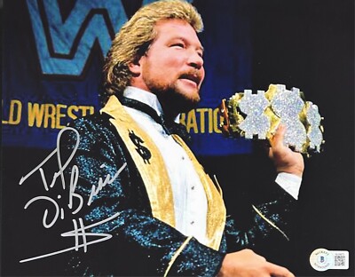Ted DiBiase Million Dollar Man Signed Autograph 8x10 Beckett Authentic ...