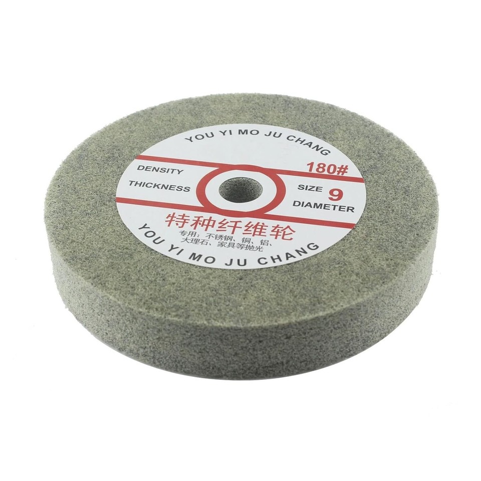 6 Inch Nylon Fiber Buffing Wheel 180 Grit Abrasive Polishing Discs for ...