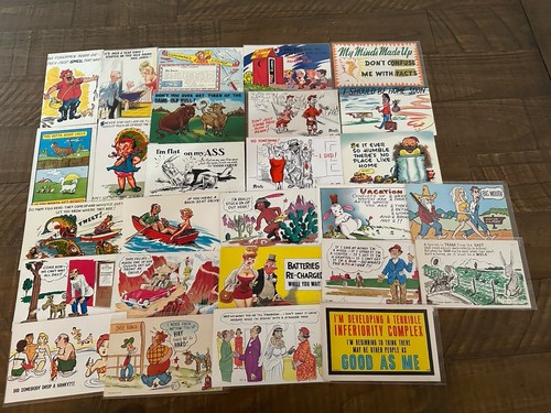 LOT of 26 COMIC~POSTCARDS~FUNNY~HUMOR JOKES & GREETINGS~UNUSED~d300 | eBay