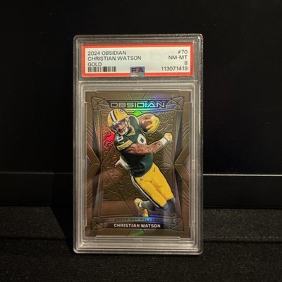 2024 Panini Obsidian Christian Watson #70 Gold /10 PSA 8 | eBay