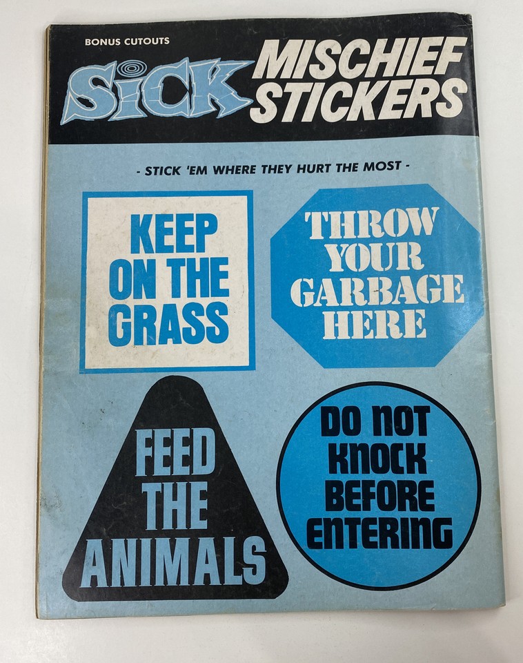 Sick Magazine: SICK #92 december 1972 | eBay