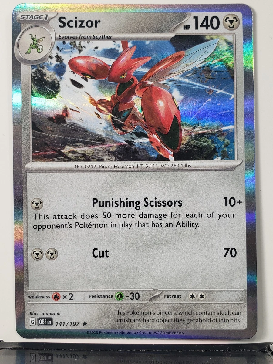 Scizor Pokemon Card